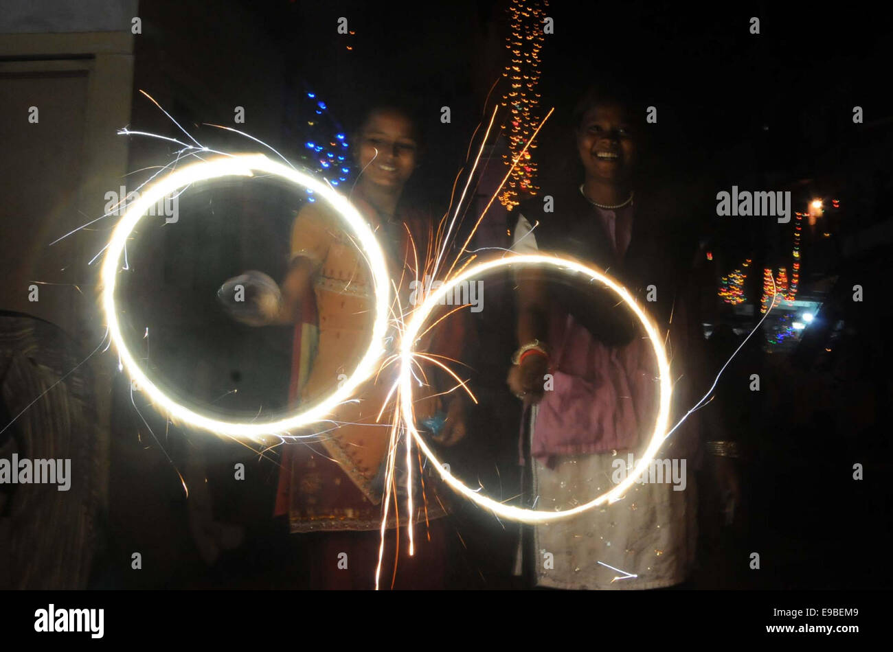 Karachi, Hindu Festival of Lights. 23rd Oct, 2014. Pakistani Hindus ...