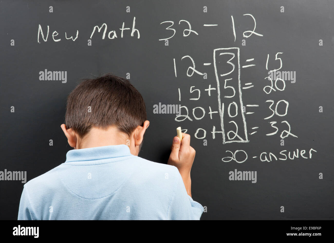 New math frustration Stock Photo - Alamy