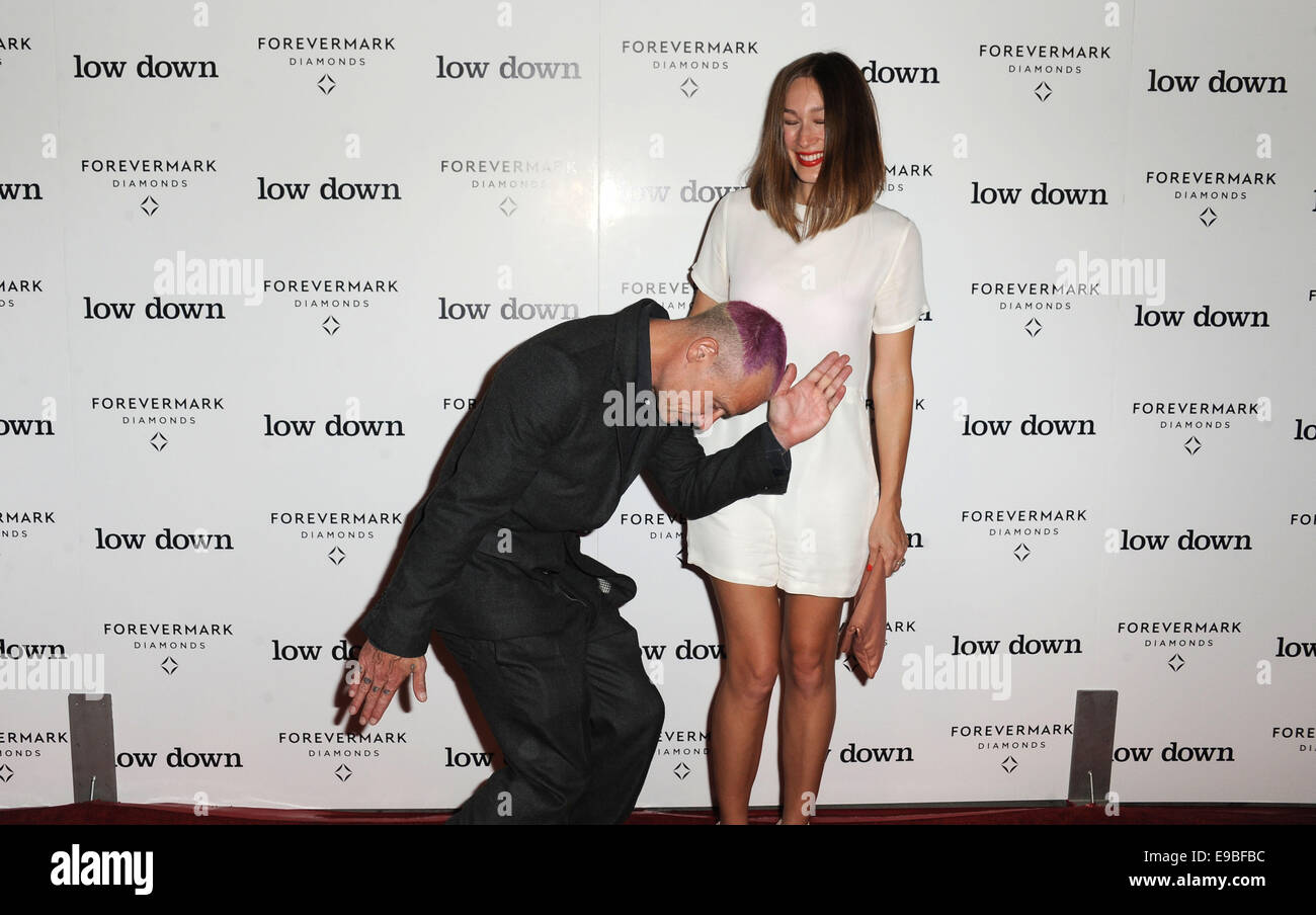 Los Angeles, California, USA. 23rd Oct, 2014. Flea, Sandha Khin ...