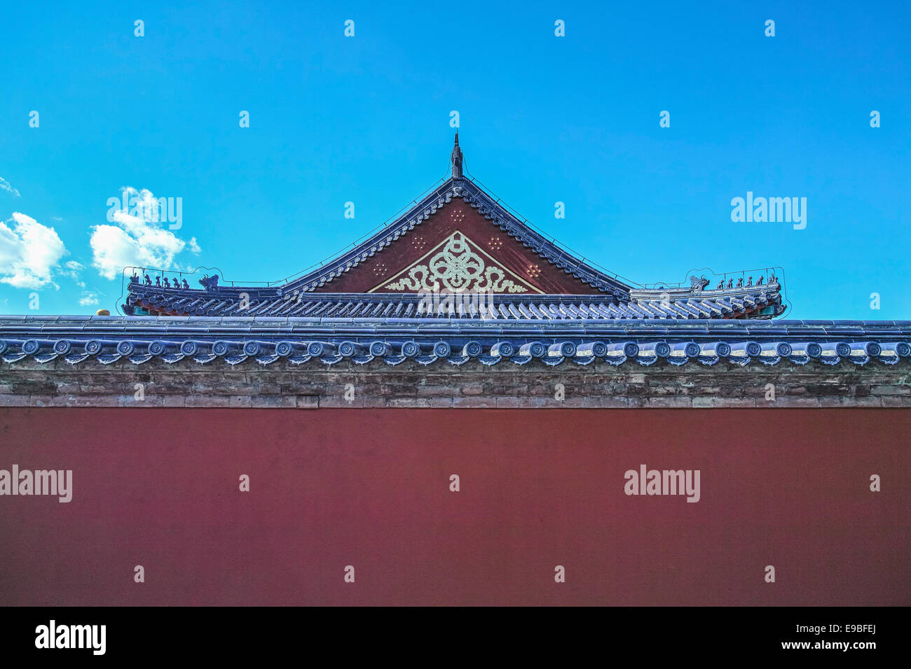 Building in Temple of Heaven Stock Photo - Alamy