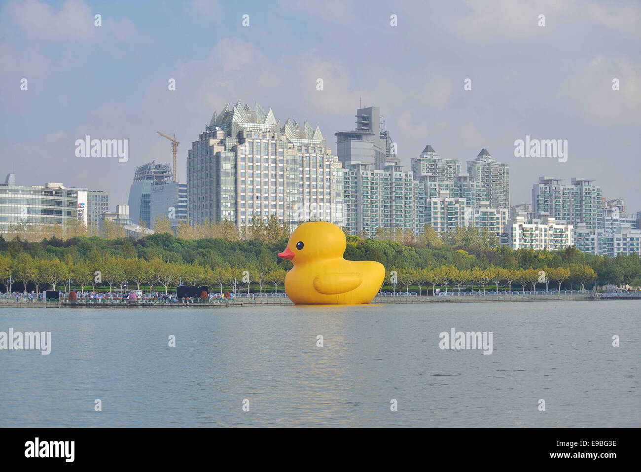 Shanghai, China. 23rd Oct, 2014. Dutch artist Florentijn Hofman ...