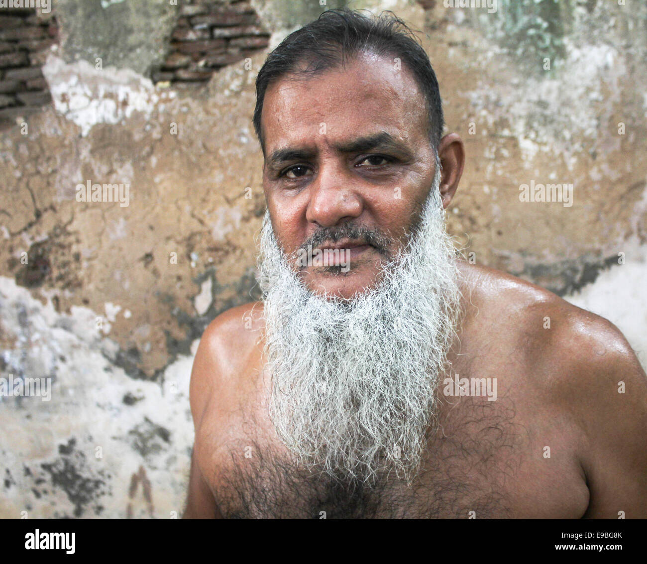 Pakistani Traditional wrestlers or "Pehalwans" are busy practicing at ...