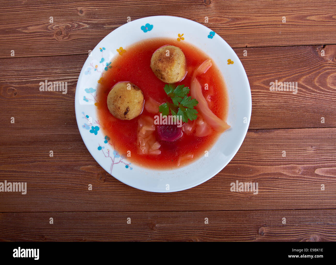 kubbeh soup is Levantine dish made of burghul , minced onions and lean ...