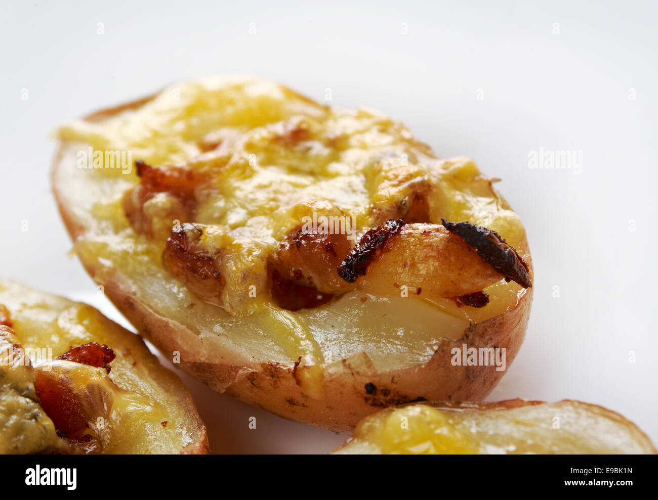 patate ripiene al forno - Italian stuffed potato Stock Photo - Alamy