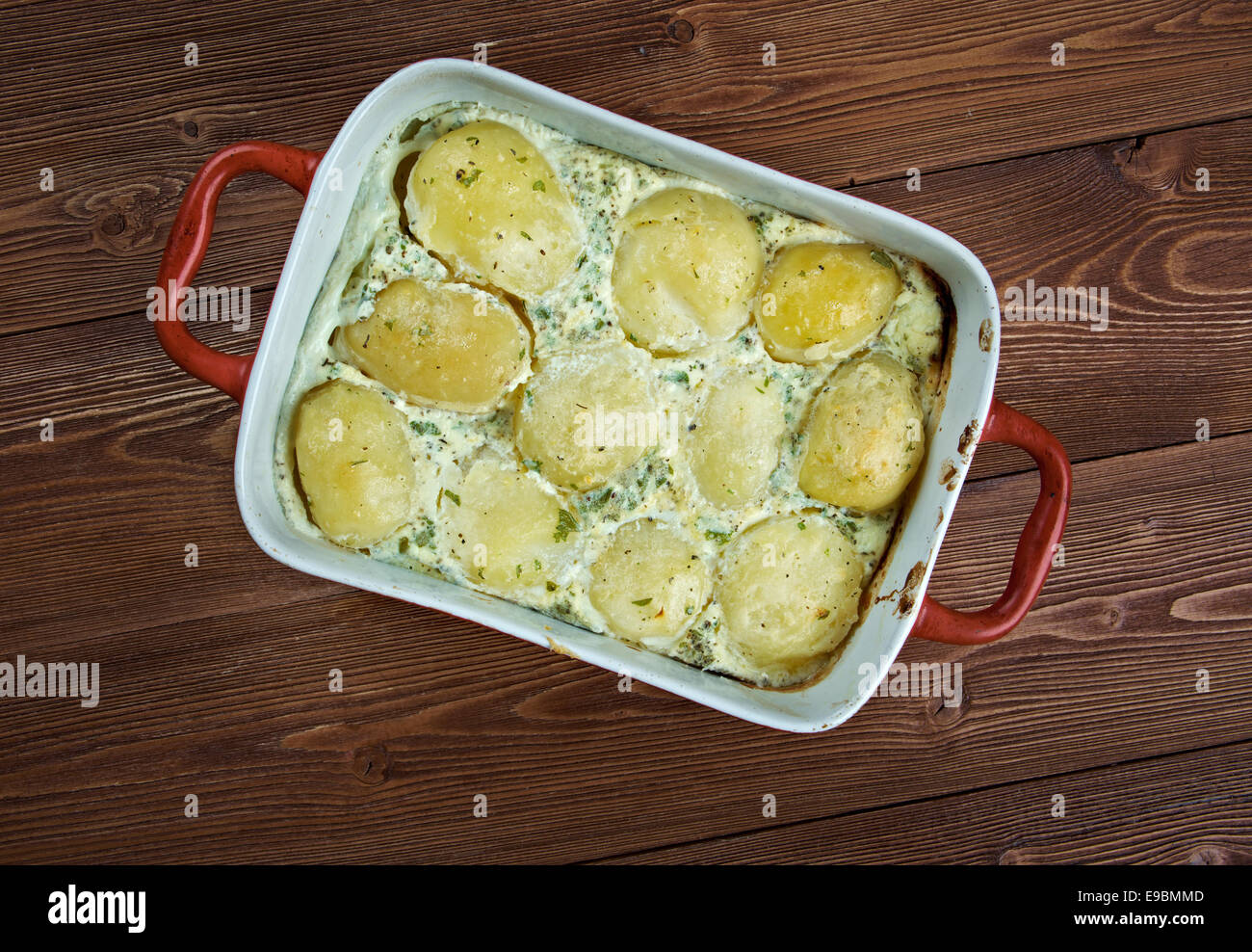 Patatine novelle alla crema di basilico - Italian baked potato with ...