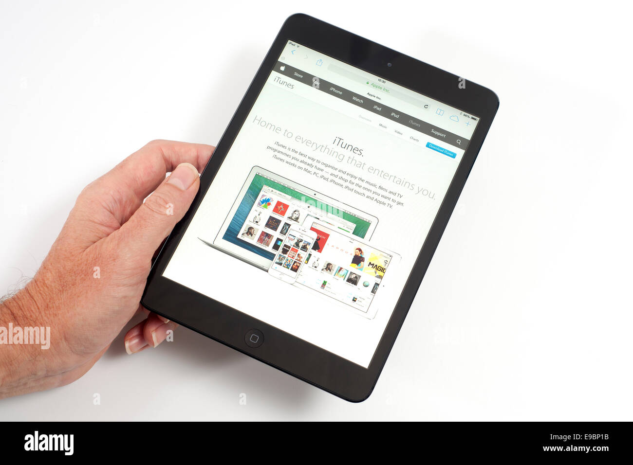 Mini tablet hi-res stock photography and images - Alamy