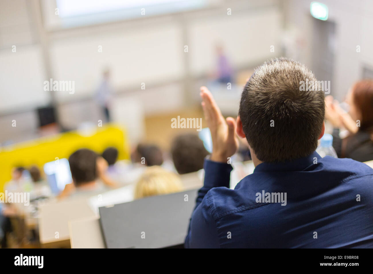 Lecture at university Stock Photo - Alamy