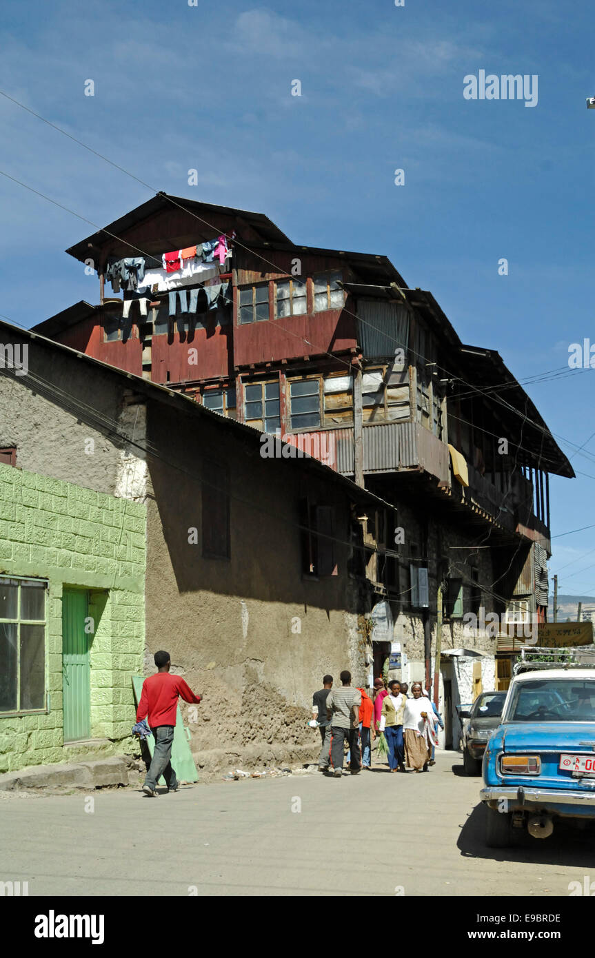 Strange construction in Addis Ababa Ethiopia, Africa Stock Photo - Alamy