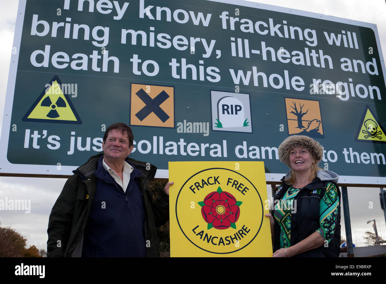 a cuadrilla plumpton frack off anti protest shale gas extraction ...