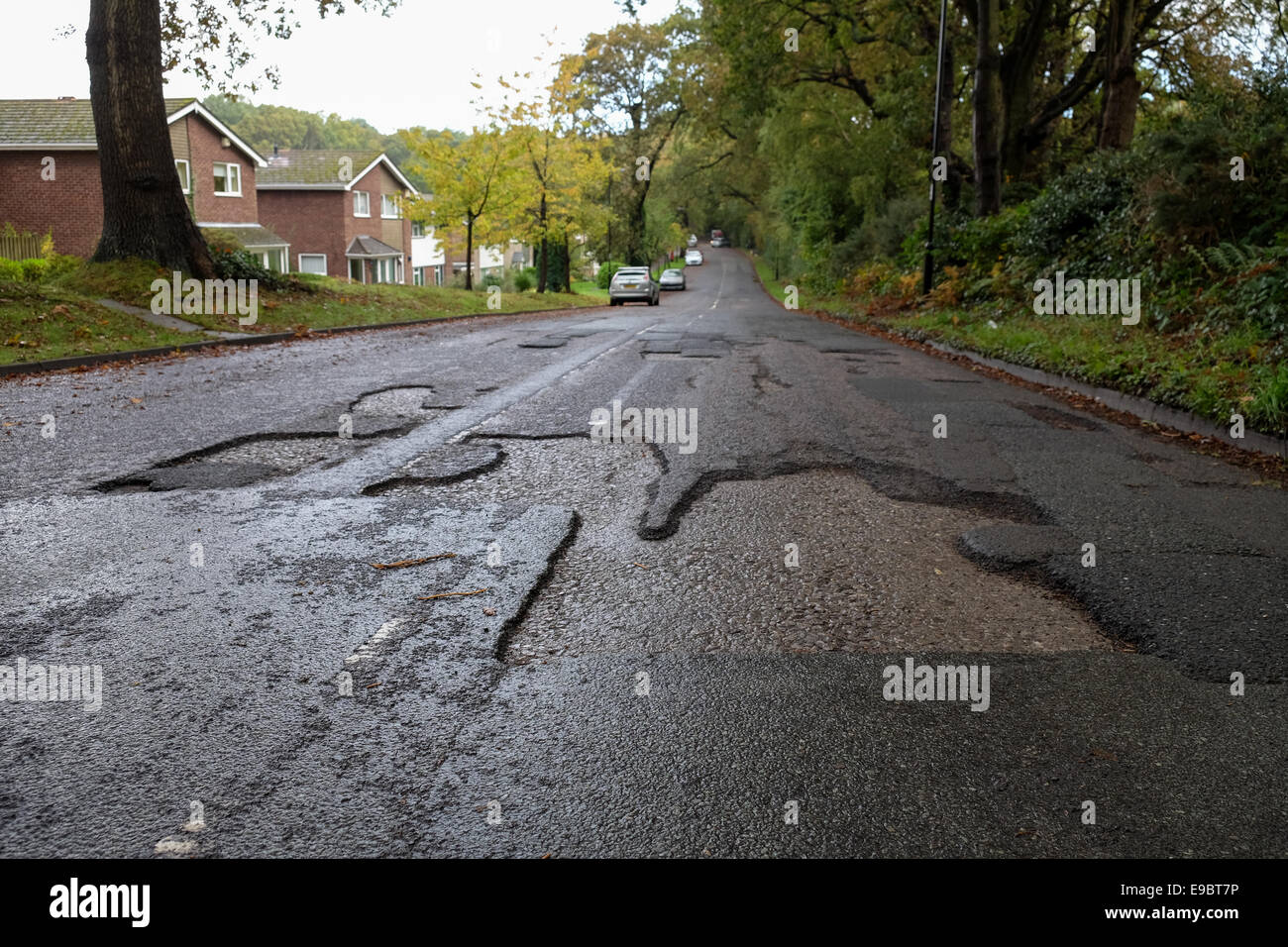 Highway with potholes hi-res stock photography and images - Alamy