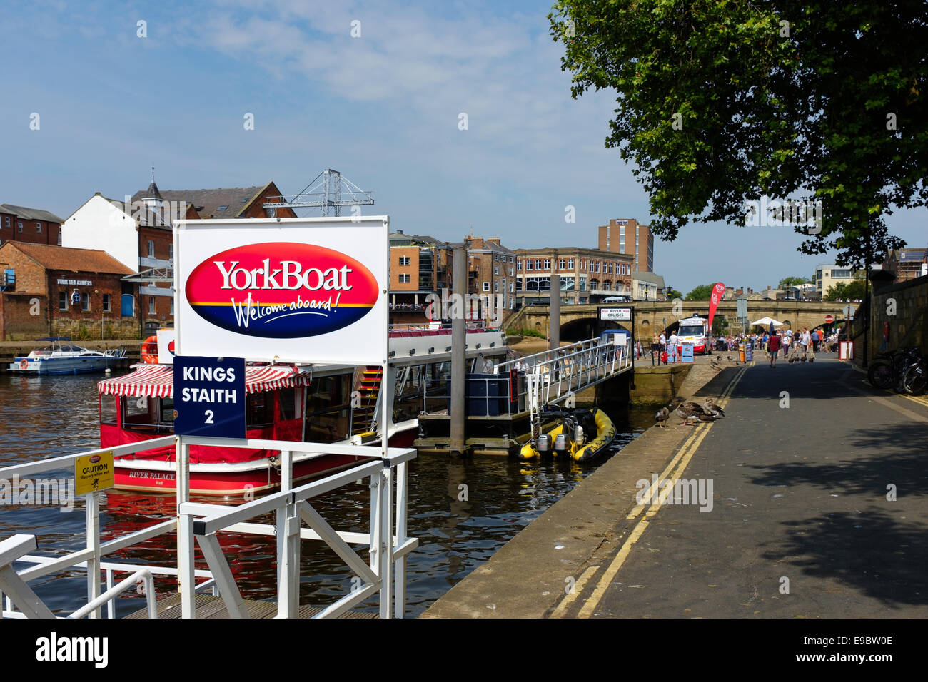 YorkBoat York Boat Pleasure boat mooring at Kings King's Staith on the ...