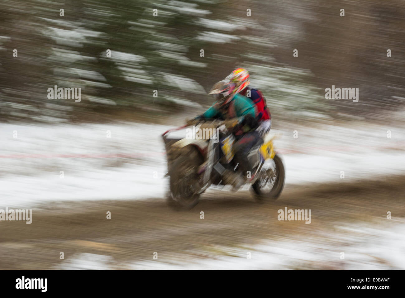 Circuit race on a motorcycle with a sidecar Stock Photo - Alamy
