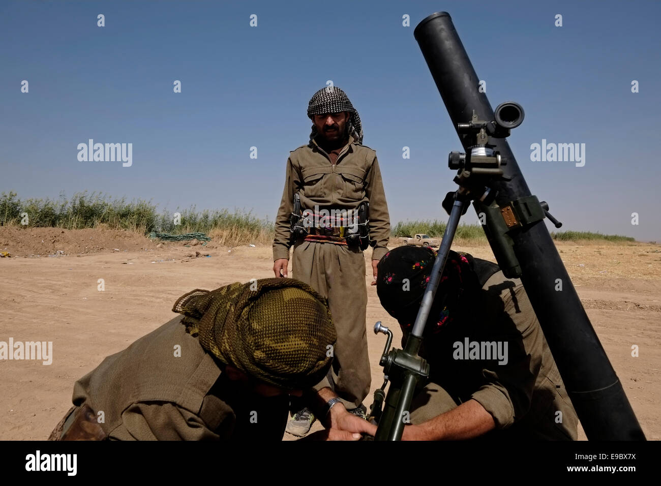 Kurdish fighters of the People's Defense Forces HPG the military wing ...