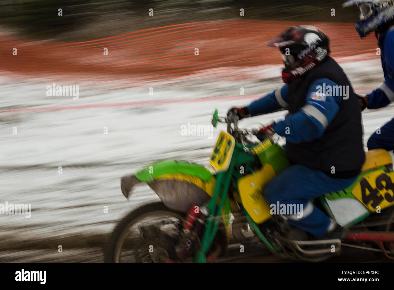 Circuit race on a motorcycle with a sidecar Stock Photo - Alamy