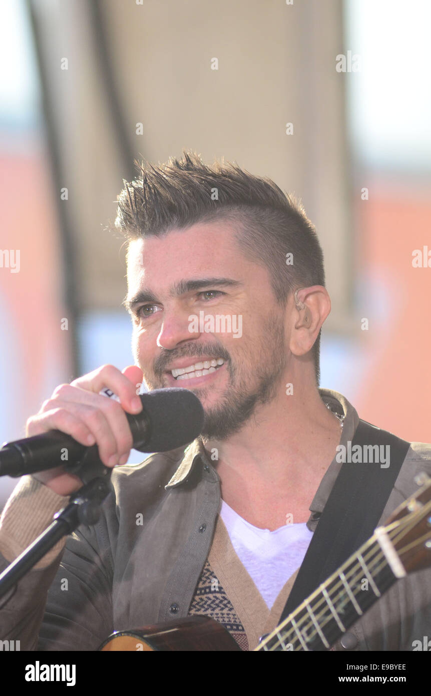 Juanes performing live on the 'Today' show Featuring: Juanes Where: New ...