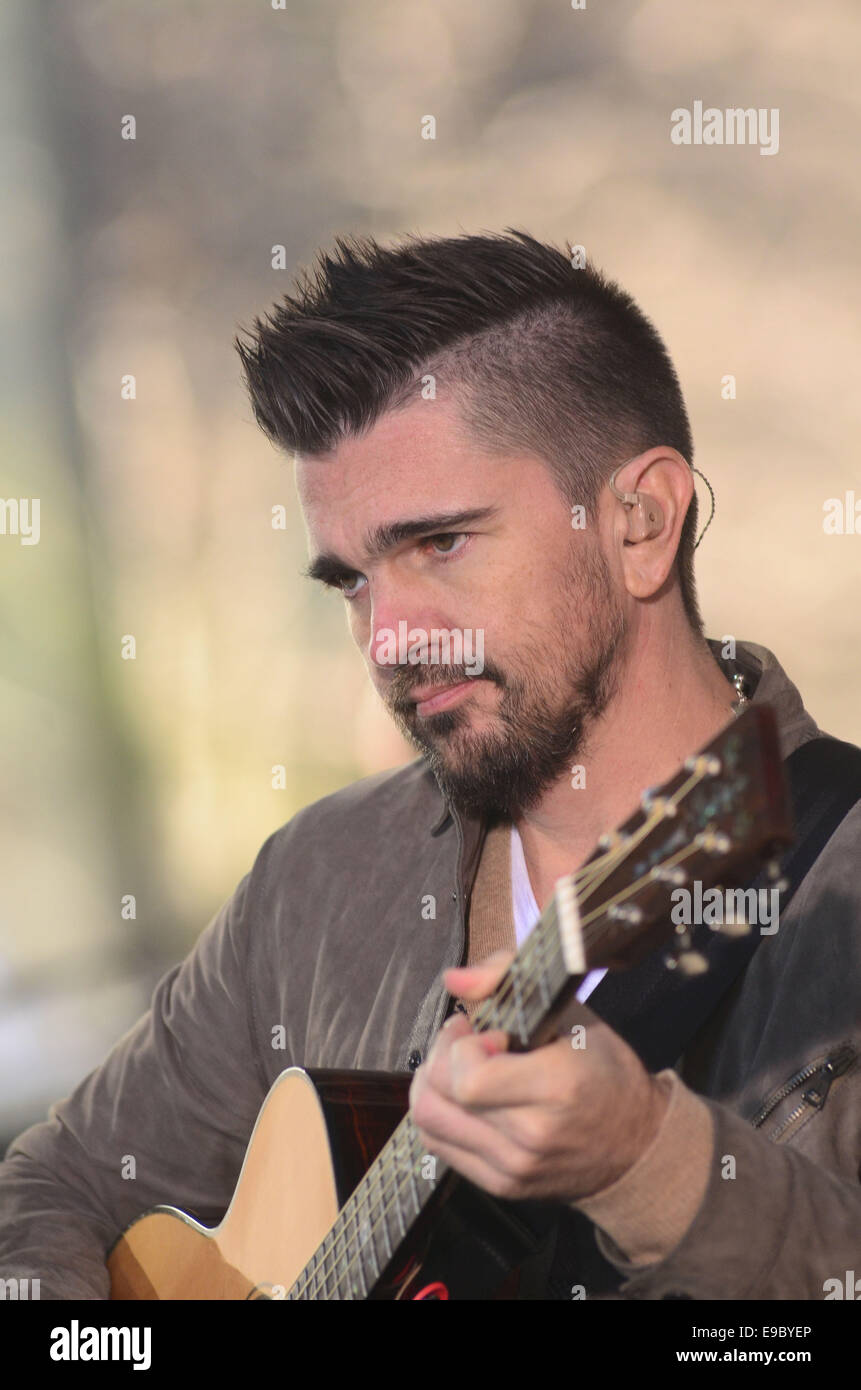 Juanes performing live on the 'Today' show Featuring: Juanes Where: New ...