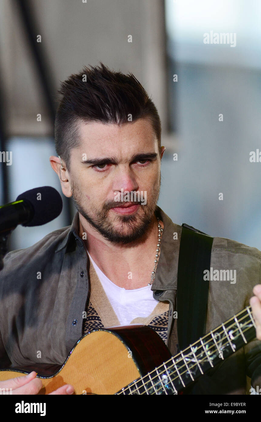 Juanes performing live on the 'Today' show Featuring: Juanes Where: New ...