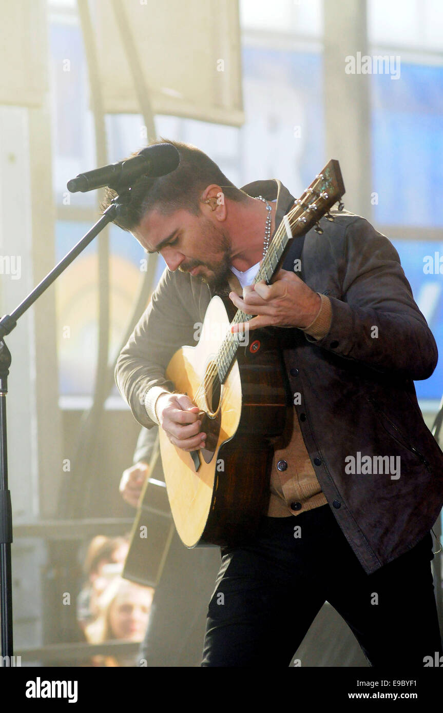 Juanes performing live on the 'Today' show Featuring: Juanes Where: New ...