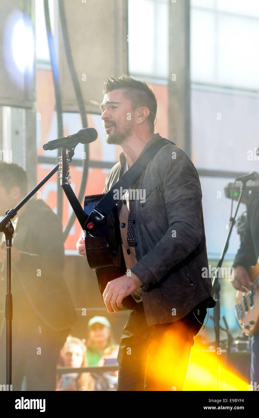 Juanes performing live on the 'Today' show Featuring: Juanes Where: New ...