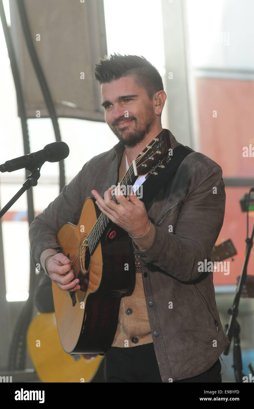 Juanes performing live on the 'Today' show Featuring: Juanes Where: New ...