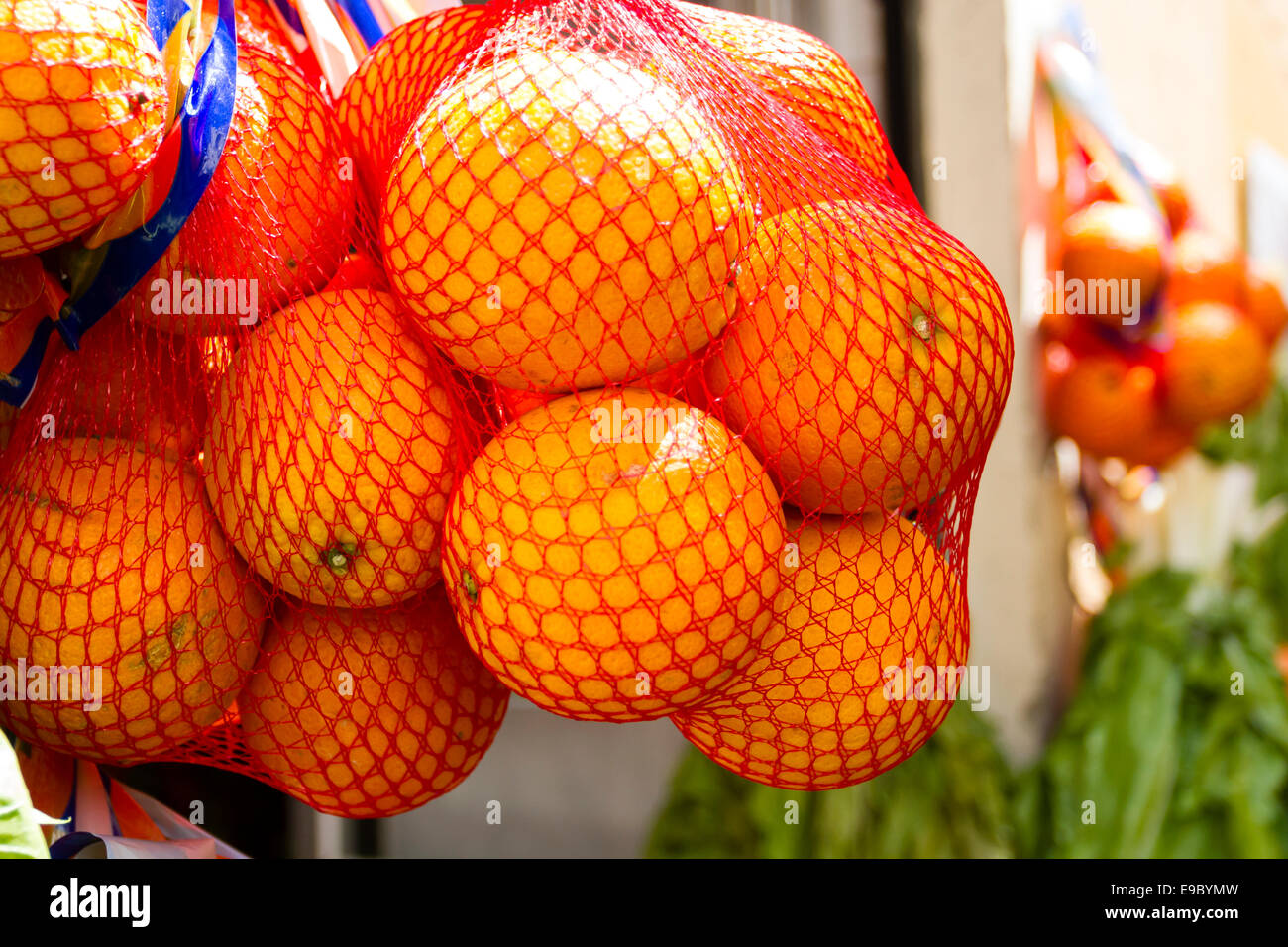 Hanging fruit bags hi-res stock photography and images - Alamy