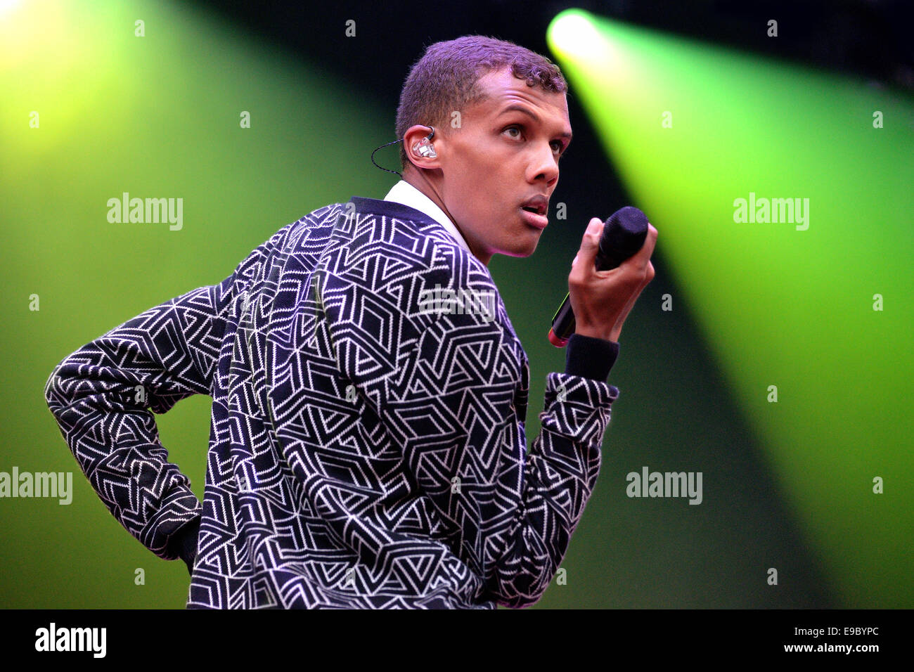 BARCELONA - MAY 28: Stromae, Belgian singer who plays House, New Beat ...