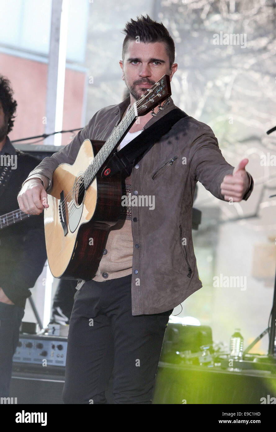 Juanes performs live on NBC's 'Today' show at Rockefeller Center ...