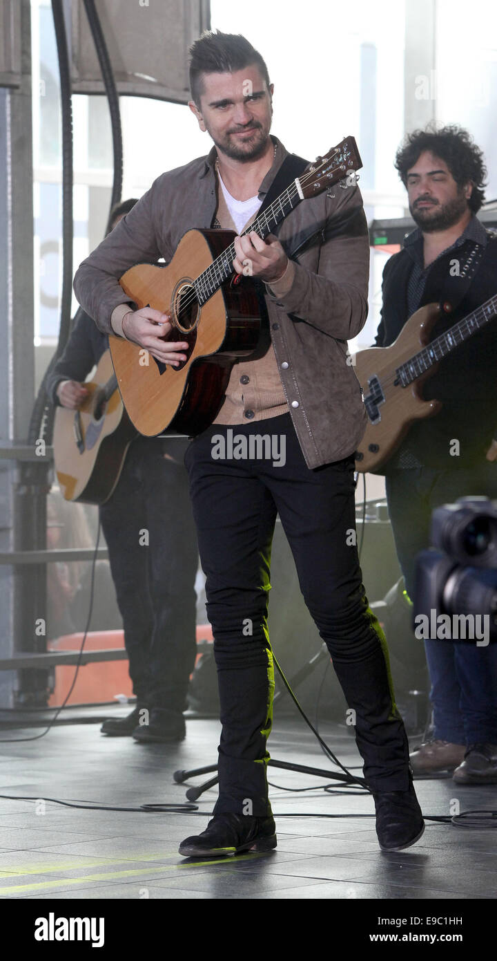 Juanes performs live on NBC's 'Today' show at Rockefeller Center ...