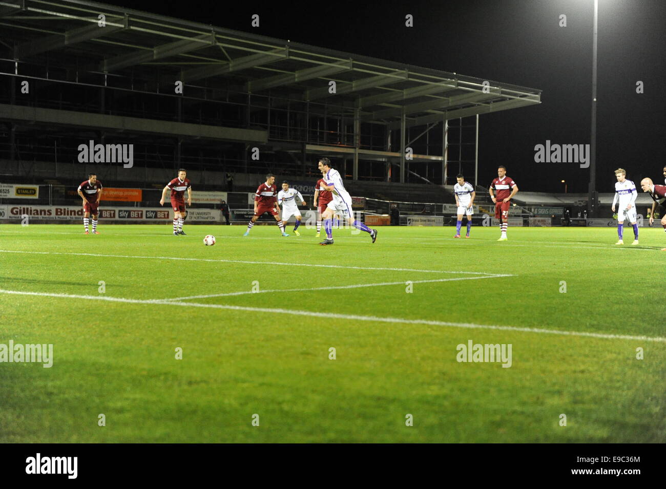 Job name: sport Danny Hylton Celebrates infront of Northampton fans ...