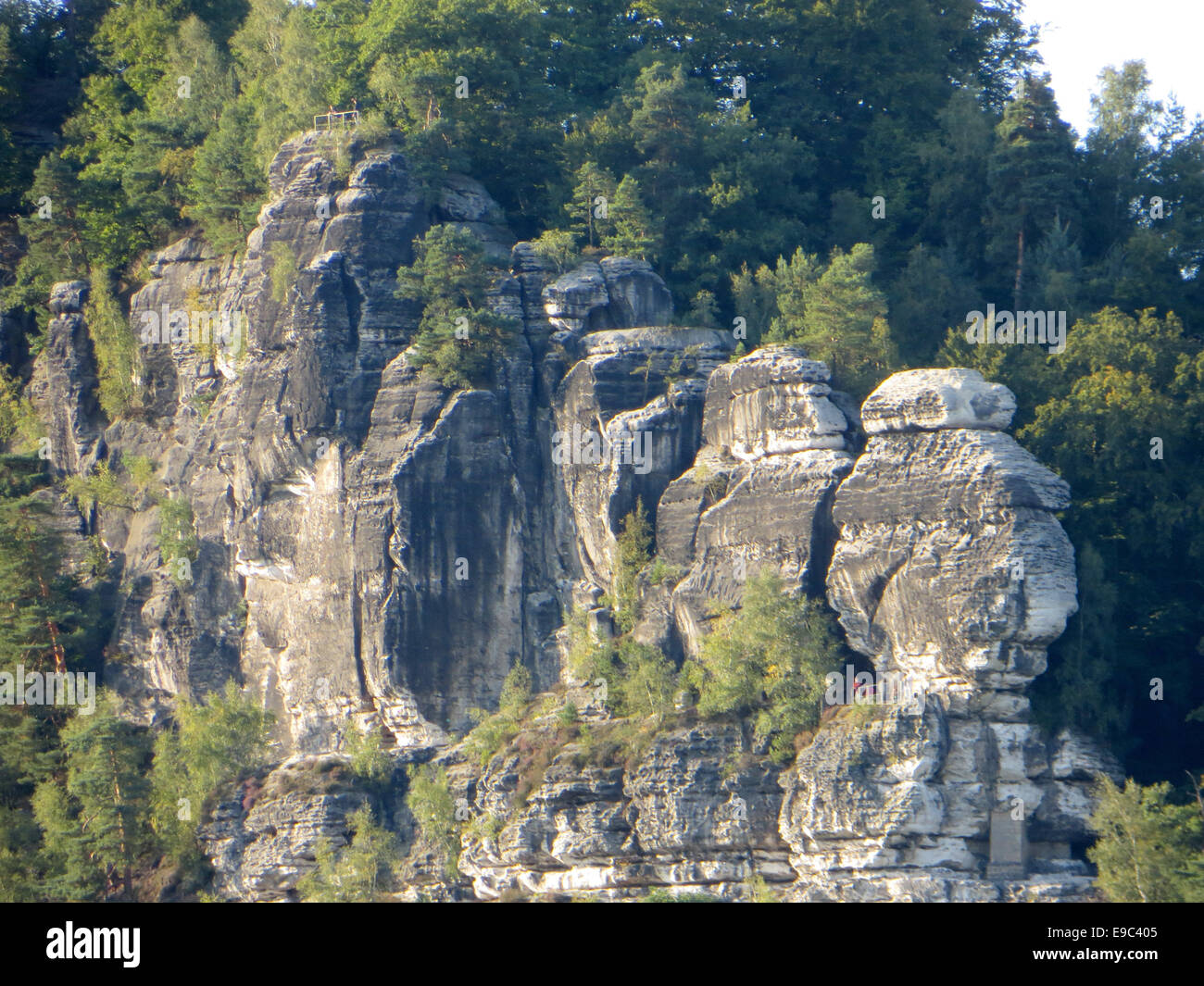 Saxon sandstone mountains south of Dresden Stock Photo - Alamy