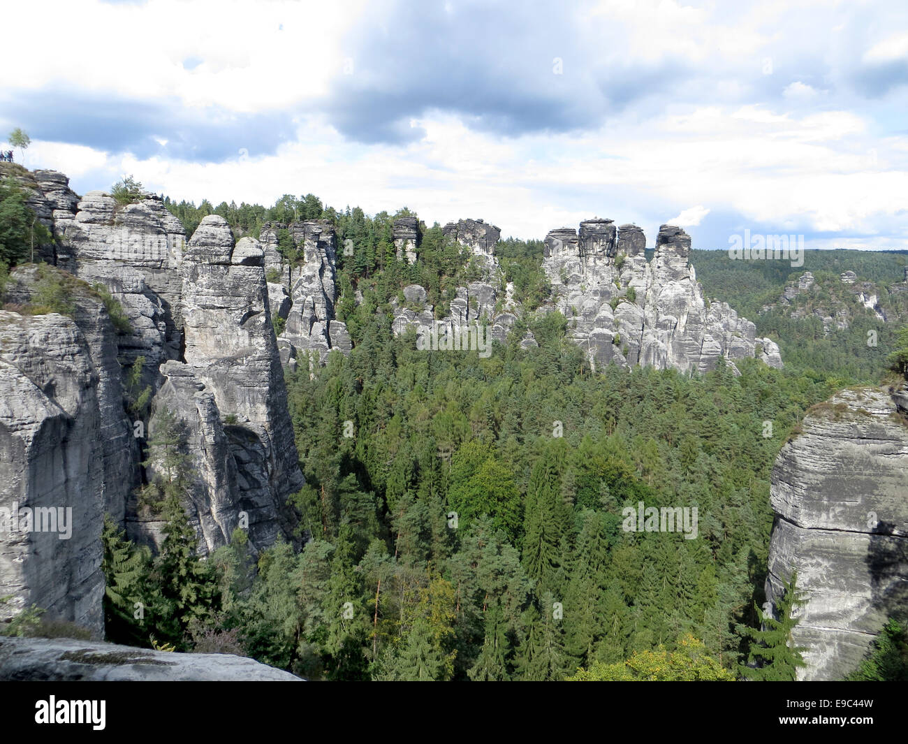 Saxon sandstone mountains south of Dresden Stock Photo - Alamy