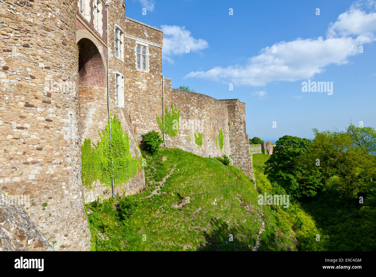 Medieval Dover Castle in England Stock Photo - Alamy