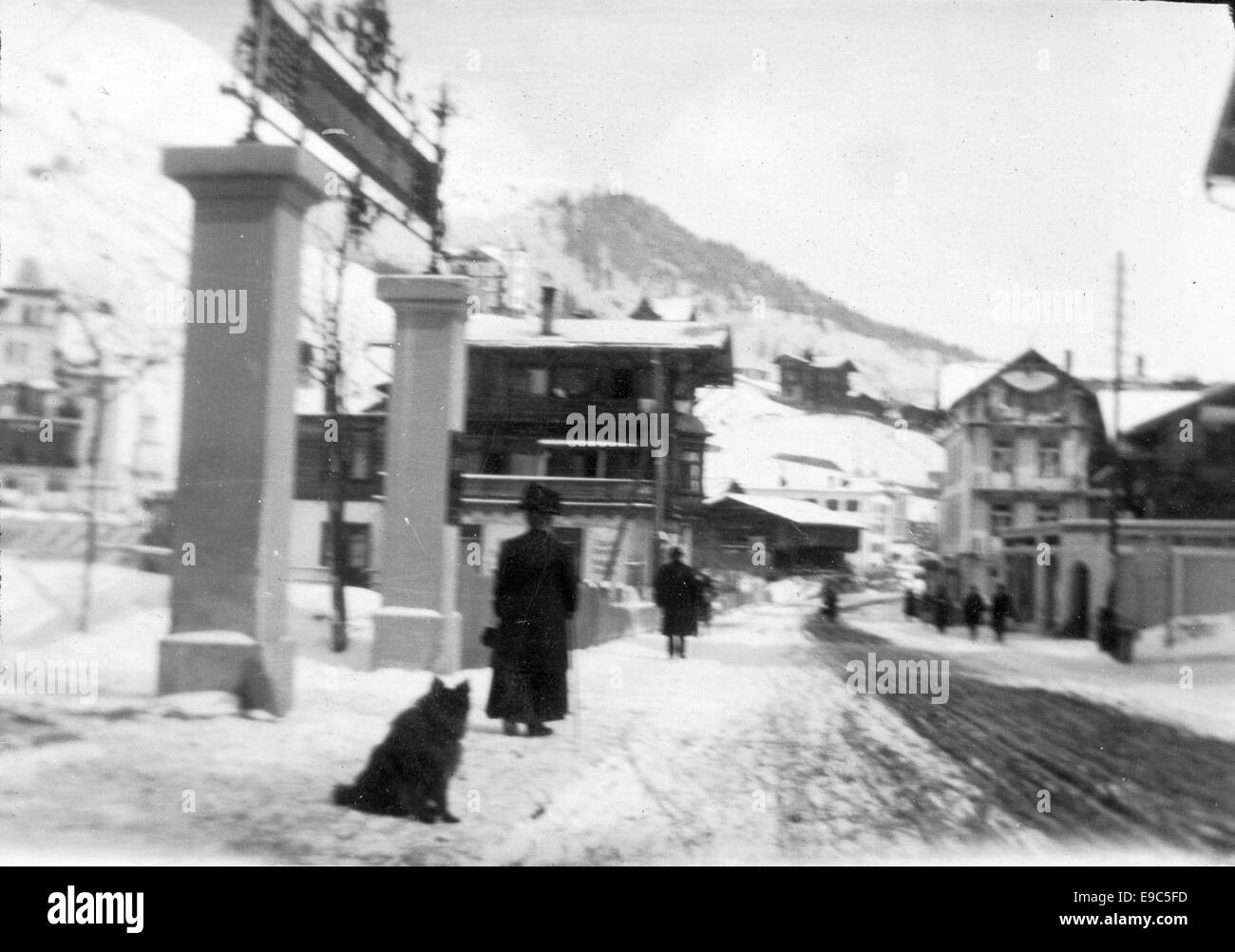 1920s davos switzerland Black and White Stock Photos & Images - Alamy