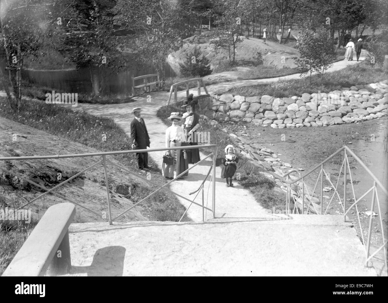 A photograph of Seurasaari in Helsinki, taken between 1890-1910. The ...