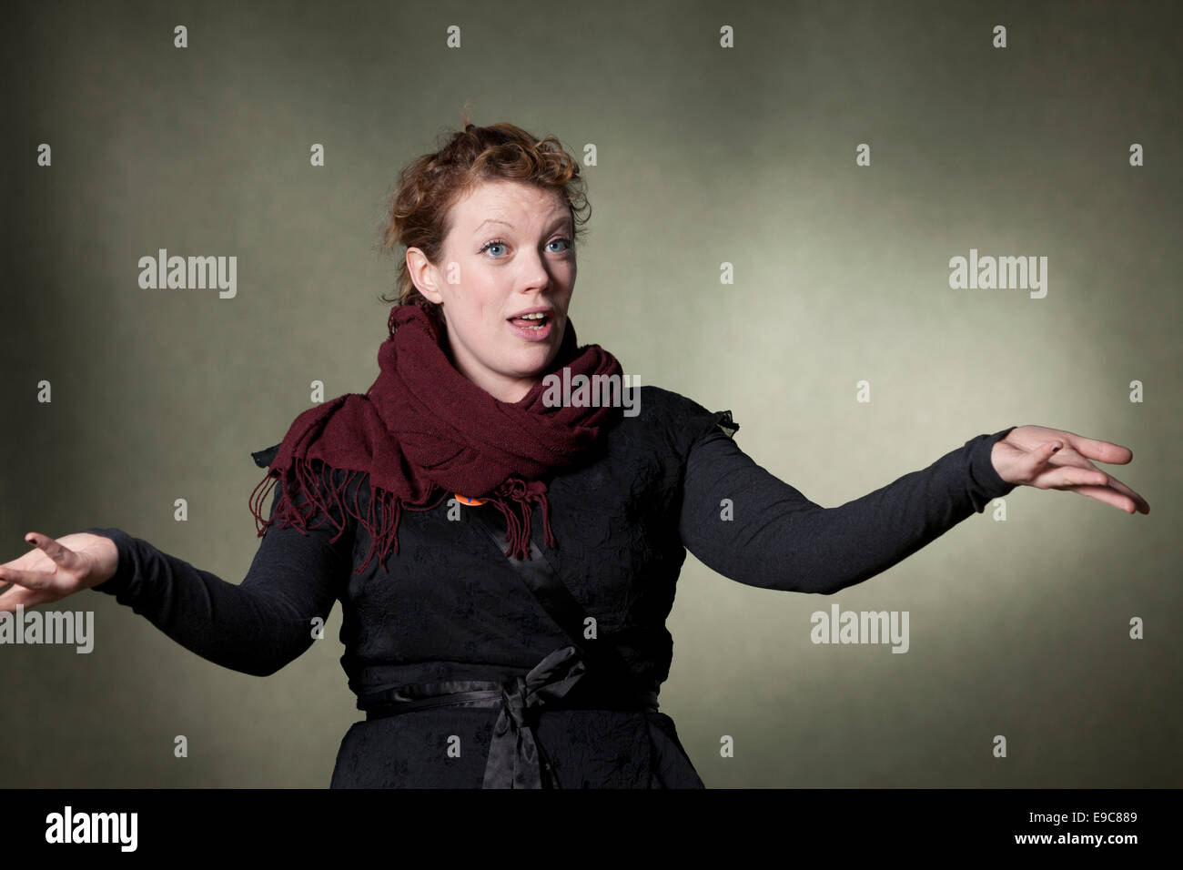 Rachel McCrum, poet, performer and writer, at the Edinburgh ...