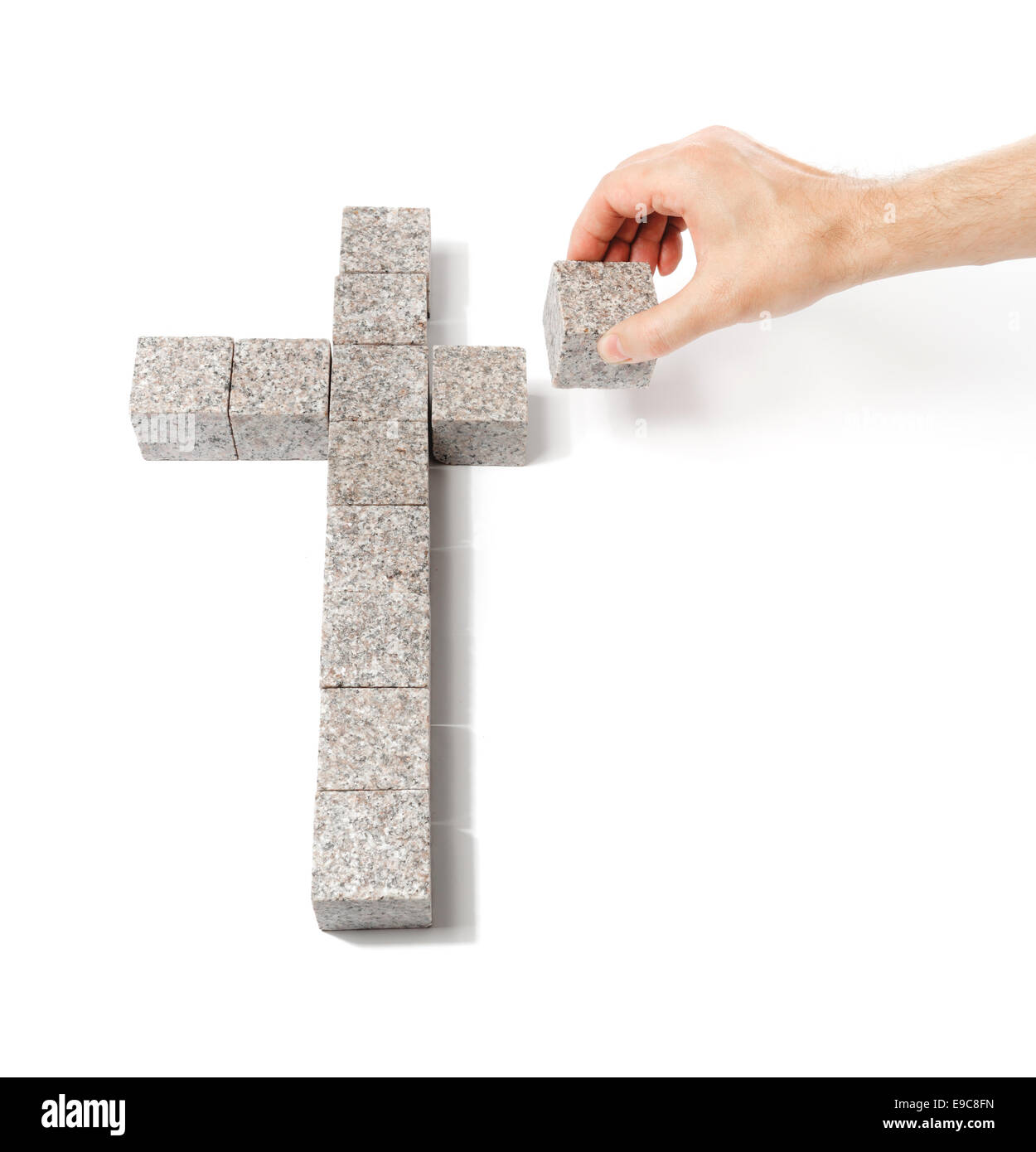 Stack of building blocks hi-res stock photography and images - Alamy