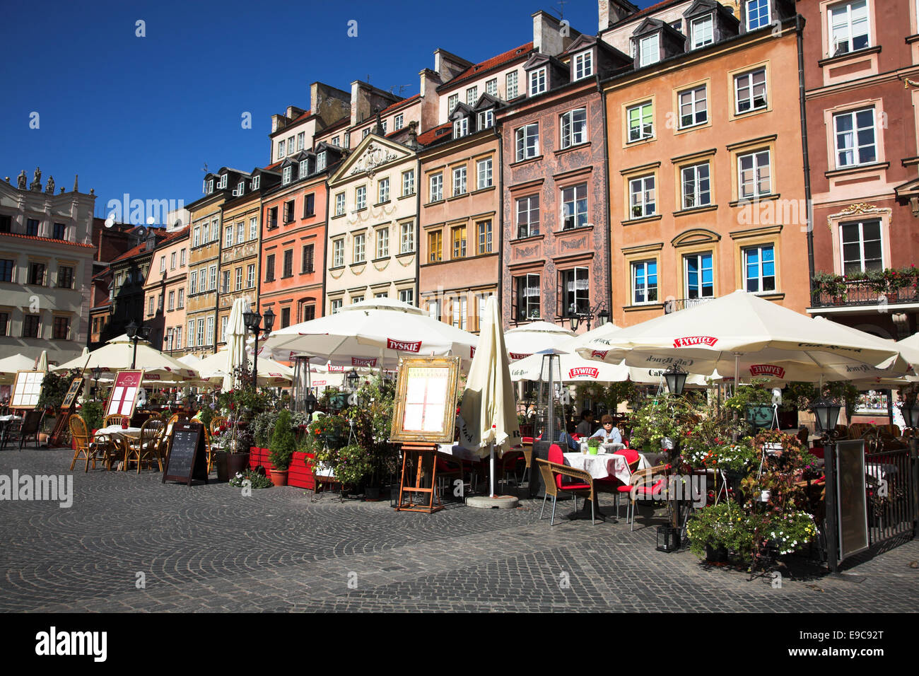 Old Town Market Square, Warsaw Stock Photo - Alamy