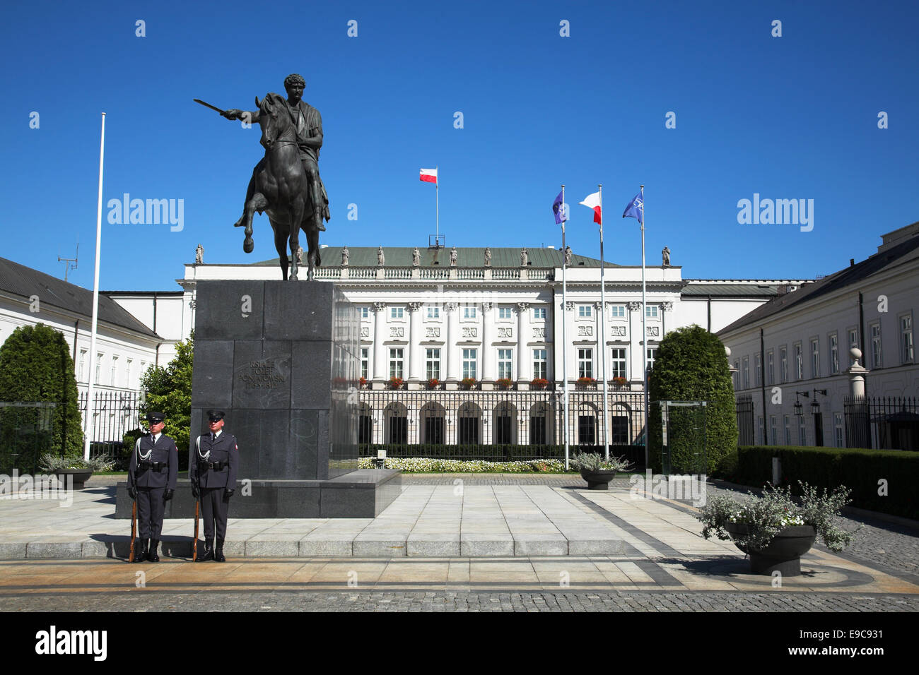 Presidential Palace, Warsaw, Poland Stock Photo - Alamy