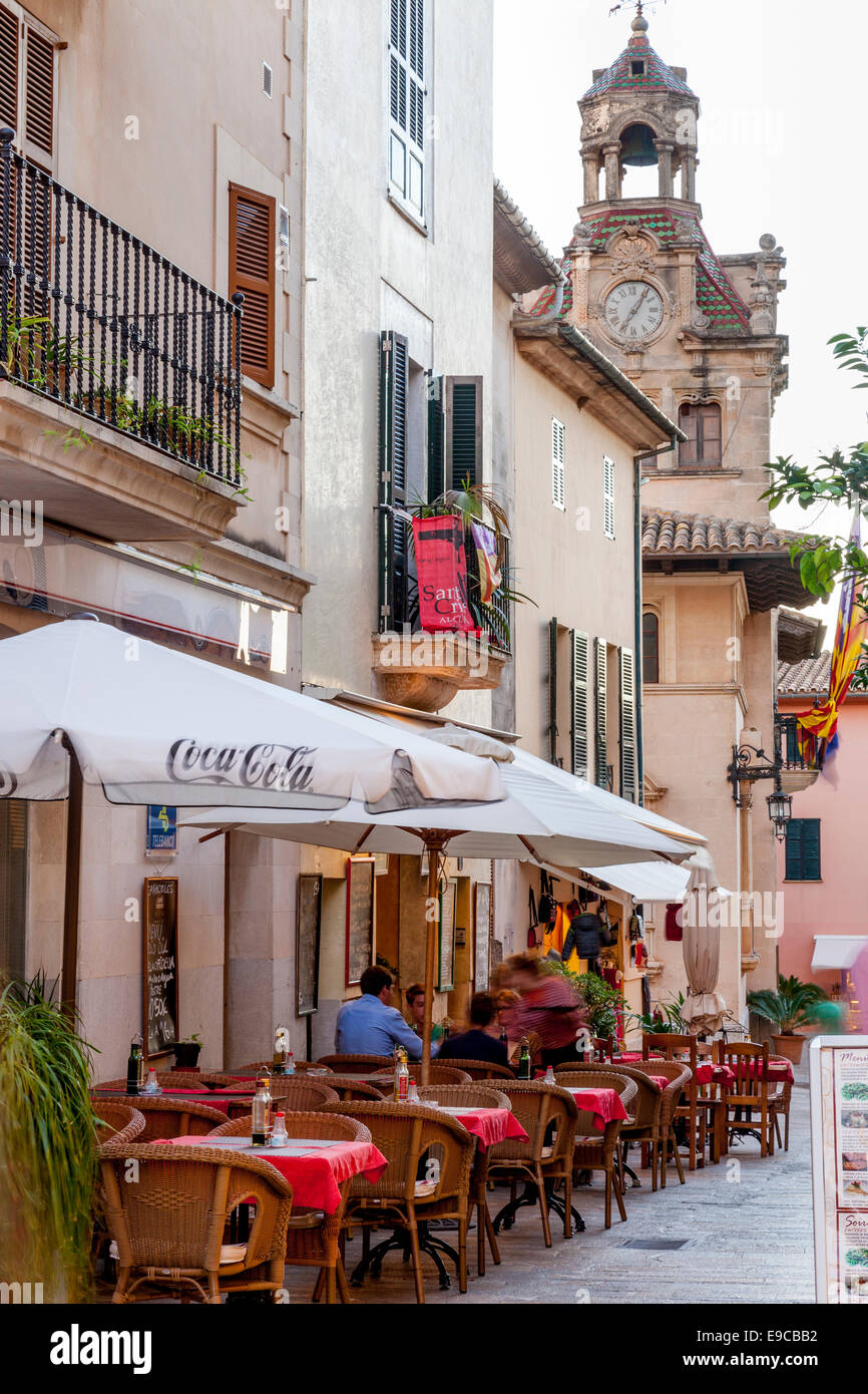 Restaurant old town alcudia mallorca hi-res stock photography and ...