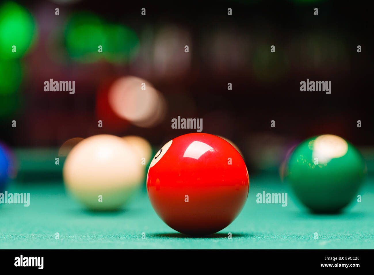 Arrangement ball billiard billiard table hi-res stock photography and ...