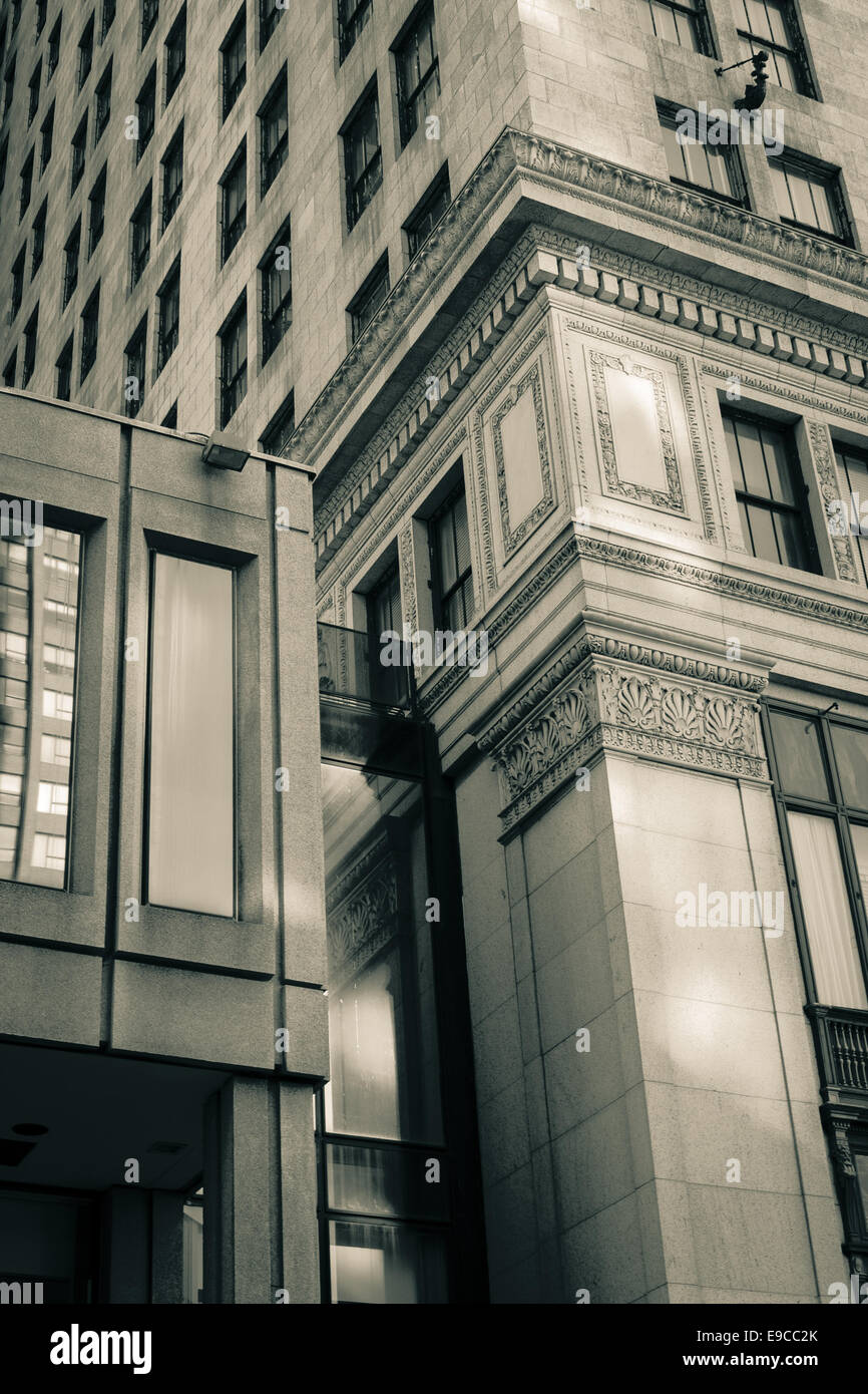 Nineteenth-century office building, repurposed as condominiums, and a ...