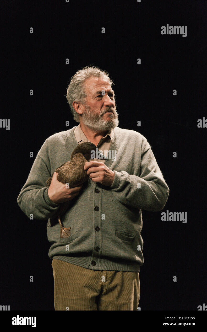 Richard Piper as Ekdal in "The Wild Duck" at the Barbican Stock Photo ...