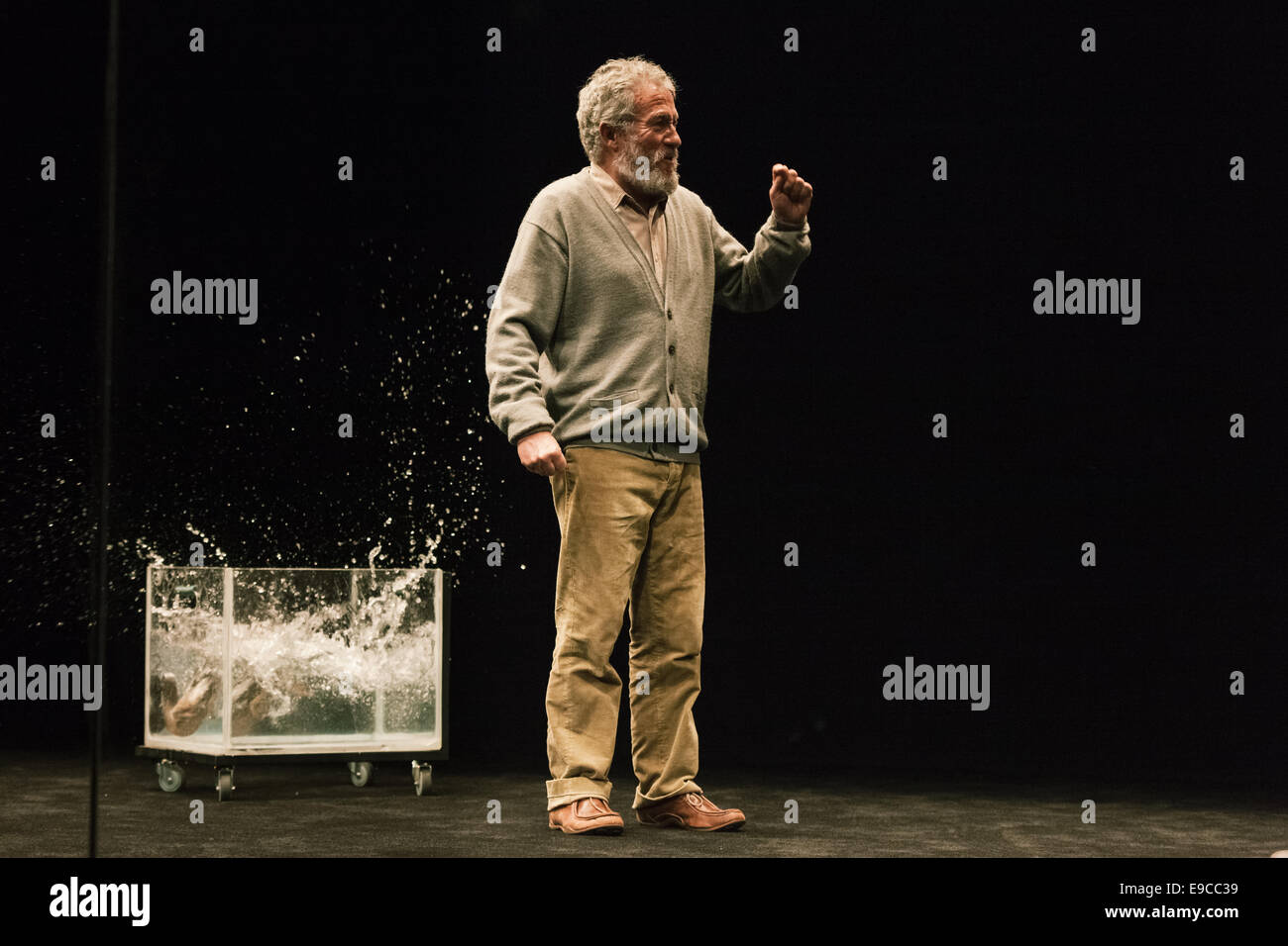 Richard Piper as Ekdal in "The Wild Duck" at the Barbican Stock Photo ...