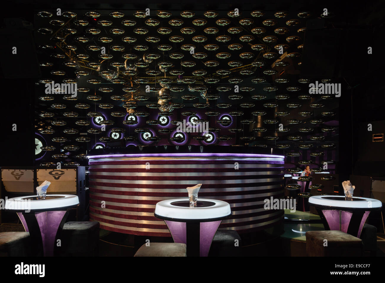 Night club interior table dance hi-res stock photography and images - Alamy