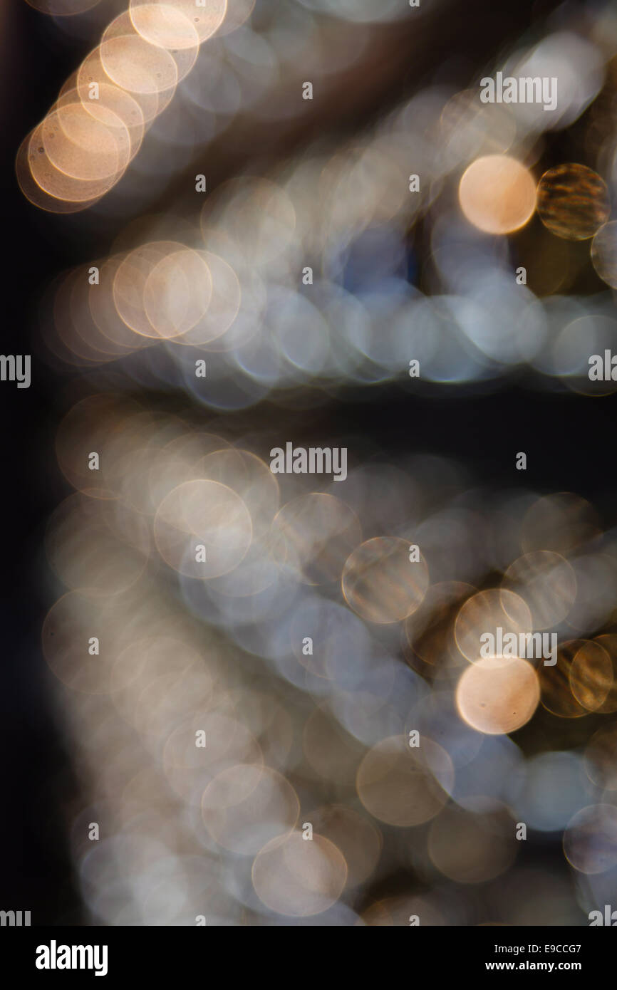 metal rolling oval mirrored as abstract background, bokeh Stock Photo ...