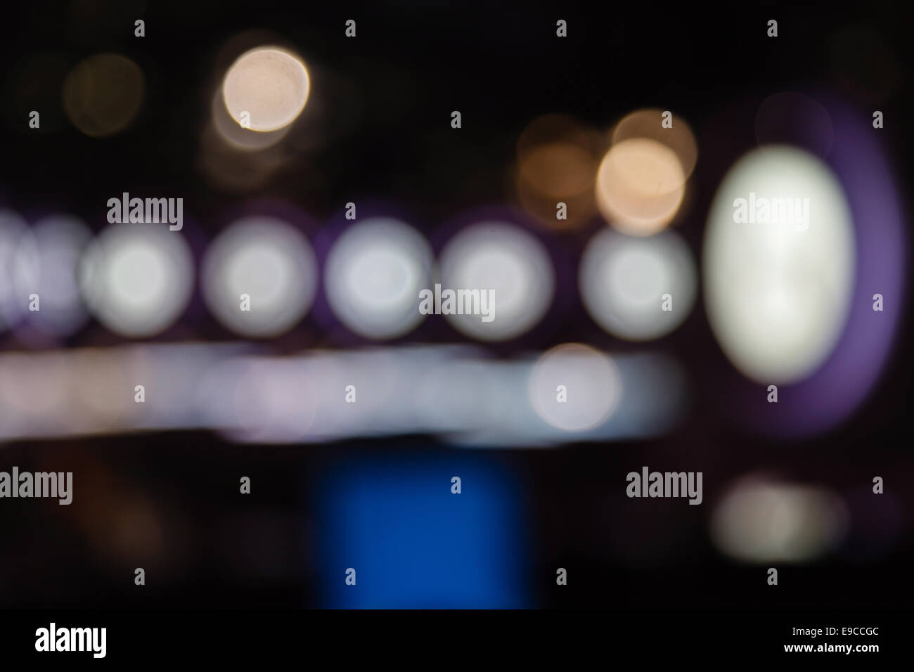 metal rolling oval mirrored as abstract background, bokeh Stock Photo ...