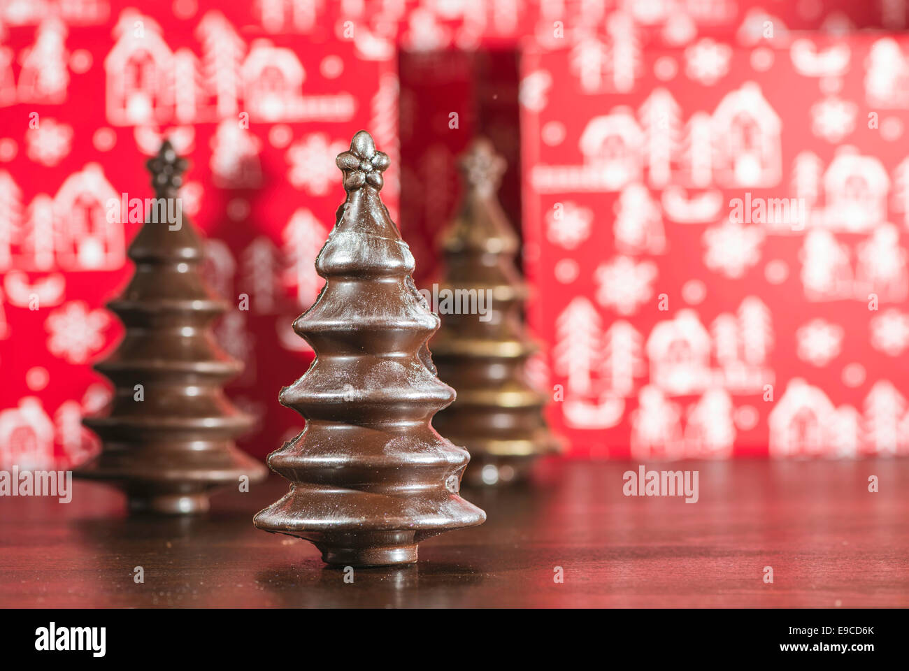 Sweet chocolate christmas trees hi-res stock photography and images - Alamy