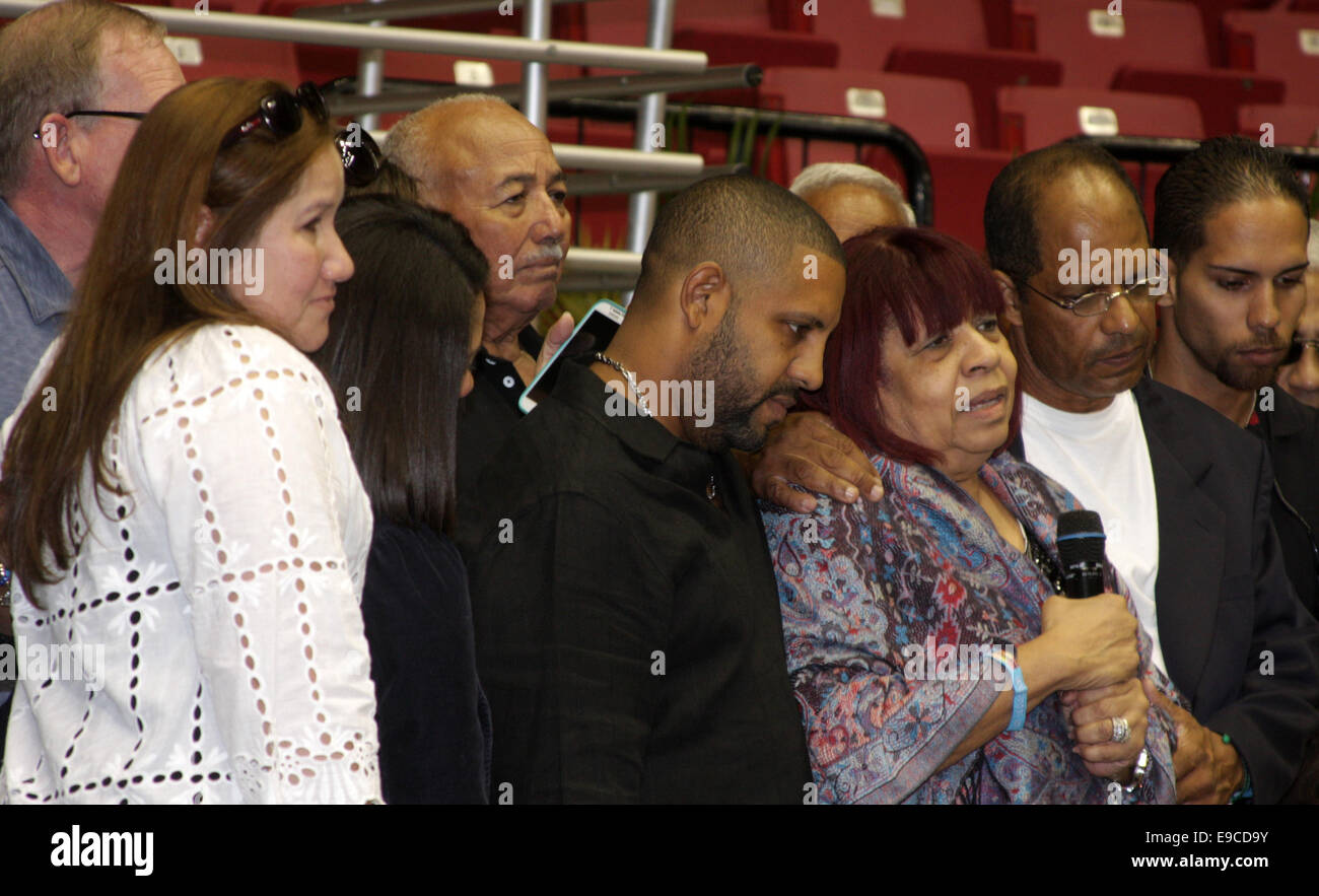 Puerto Rican salsa singer Jose ''Cheo'' Feliciano lies in his open ...