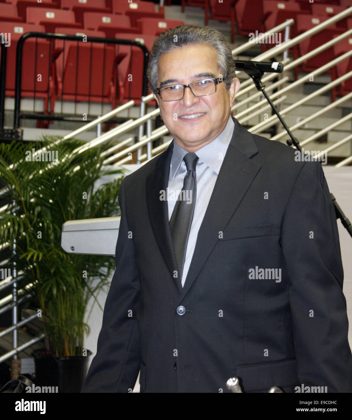 Puerto Rican salsa singer Jose ''Cheo'' Feliciano lies in his open ...