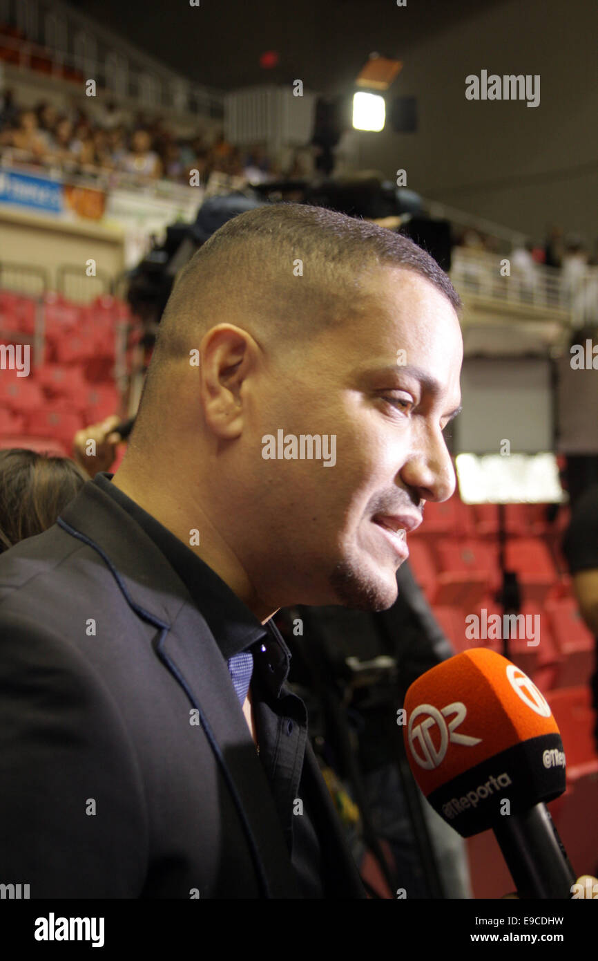 Puerto Rican salsa singer Jose ''Cheo'' Feliciano lies in his open ...